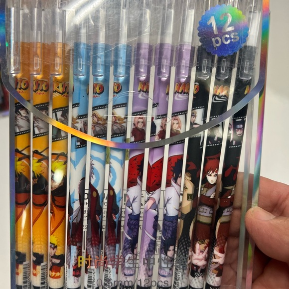 Accessories | Naruto Character Gel Pens Set | Poshmark